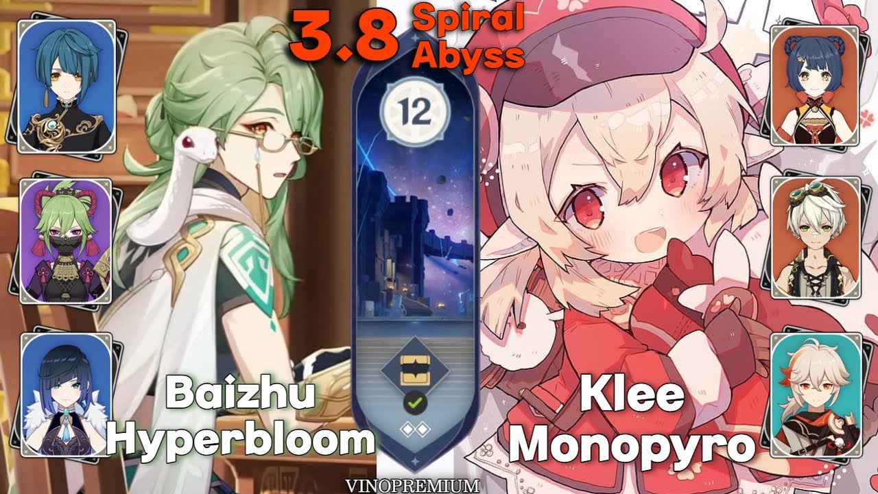 BAIZHU HYPERBLOOM & KLEE MONOPYRO/ BOMB BOMB BAKUDAN / GENSHIN IMPACT 3 ...