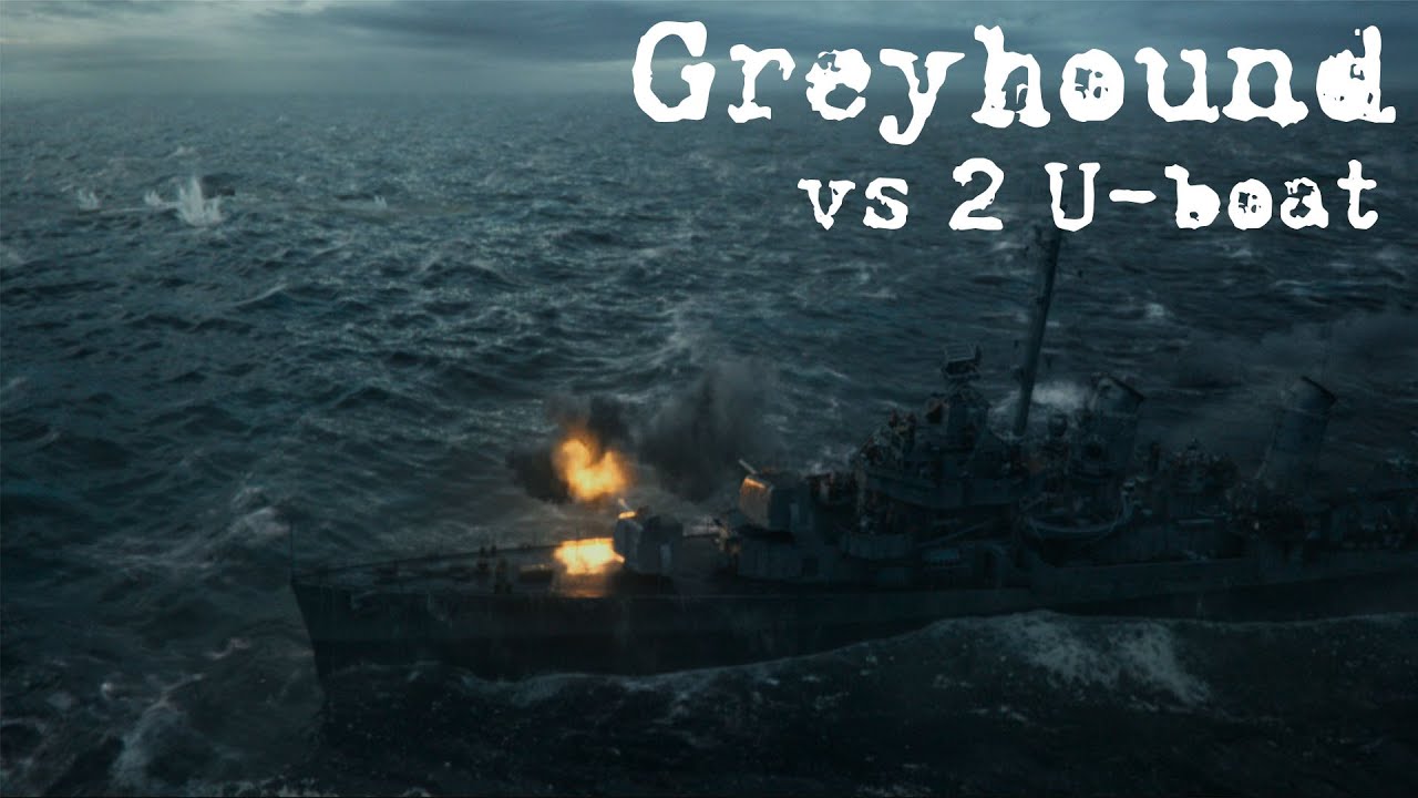 Greyhound(2020) scene - Greyhound vs 2 U-boats - YouTube