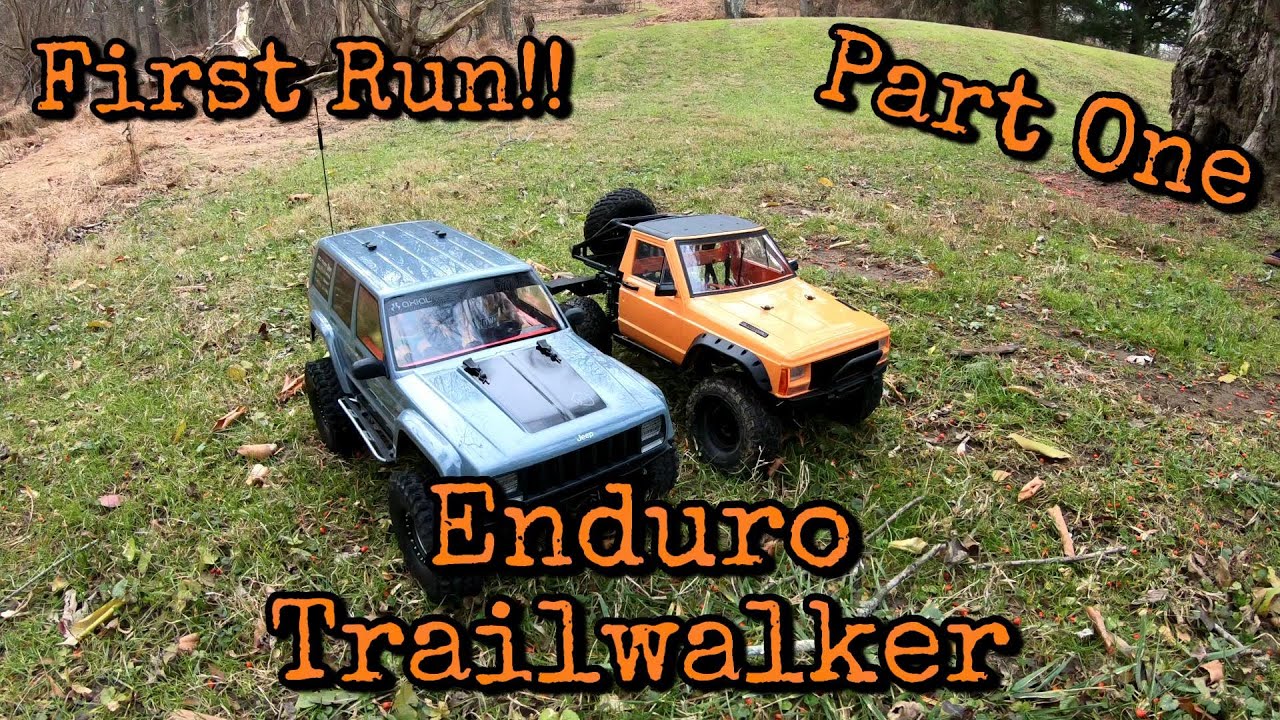Enduro Trailwalker First Run vs SCX10 II Part: One - YouTube