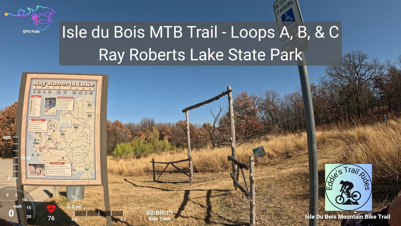 Isle Du Bois MTB Trail - Ray Roberts Lake - YouTube