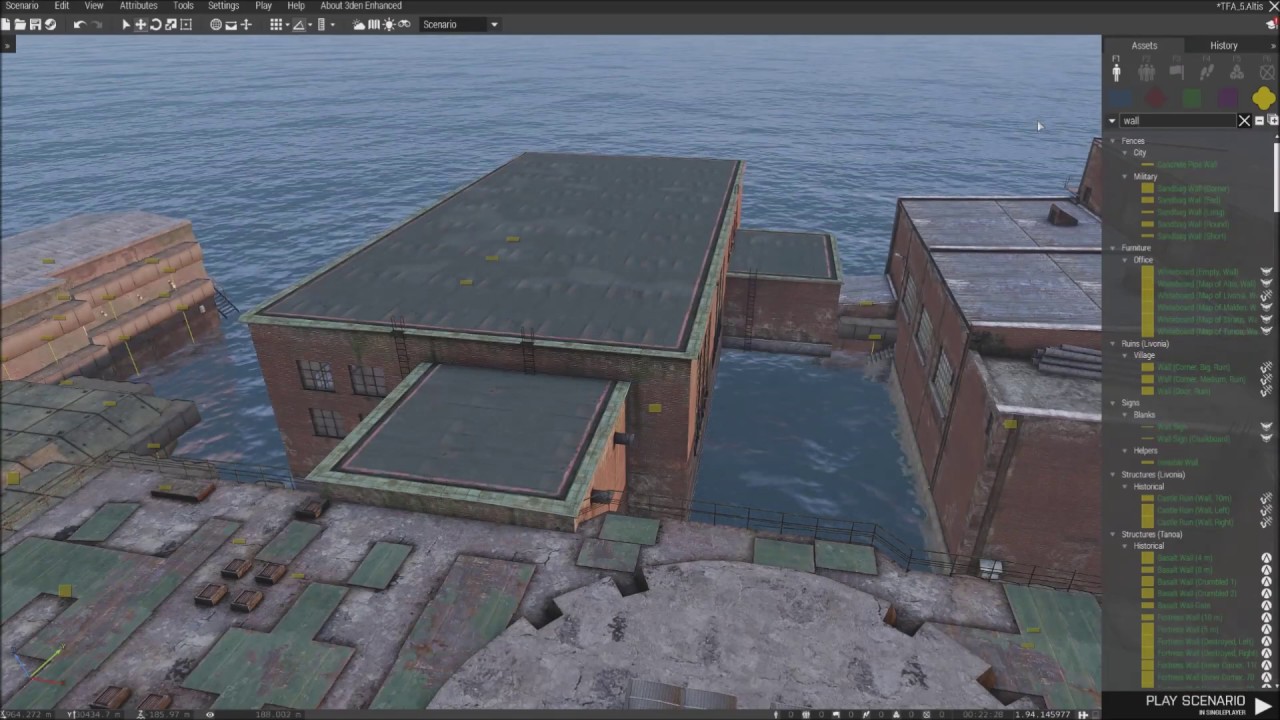 Eden Editor Mission Development! An Arma 3 Mountain Fortress! - YouTube
