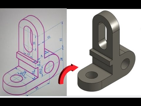 3D CAD Tutorial - Drawing - YouTube