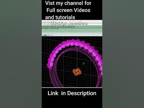 ||🔷Micro setting Ring🔷|| Matrix 9 || Rhino 3D || Tutorial - YouTube