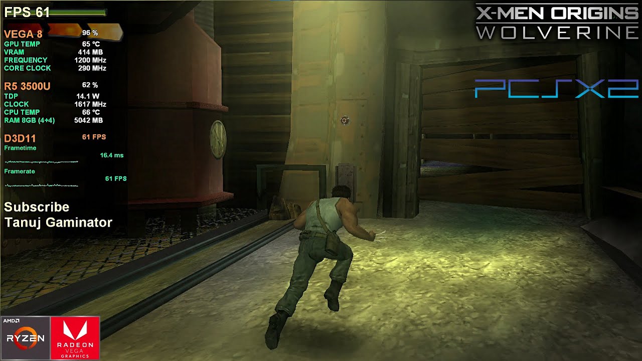 X-MEN ORIGINS WOLVERINE | RYZEN 5 3500U | 8GB RAM | PSP EMULATOR - YouTube