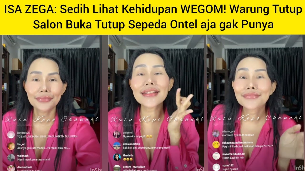 Mami ISA ZEGA: Mami Sedih Melihat Kehidupan WEGOM - YouTube