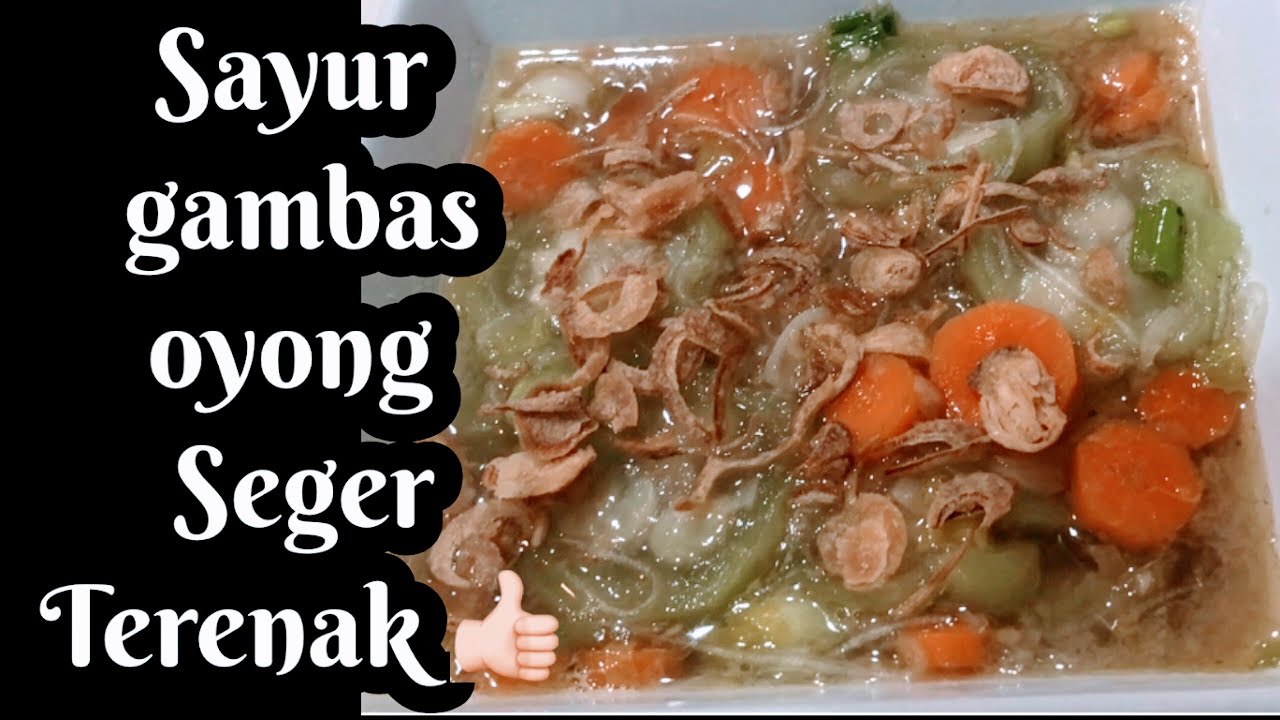 Resep sayur gambas/oyong, enak, mudah dan seger - Sevgi Ceto - YouTube