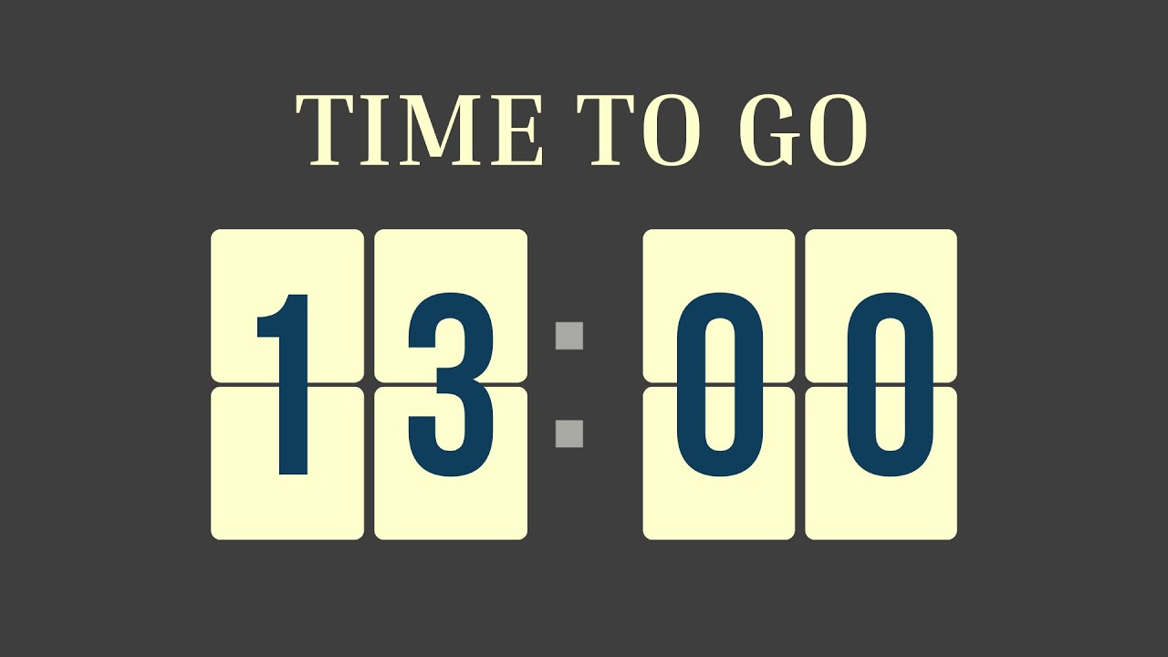 13-Minute Countdown Timer with Gentle Alarm | Perfect for Study, Work ...