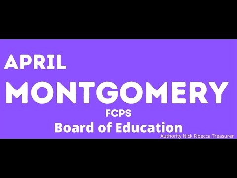 April Montgomery for FCPS BoE - YouTube