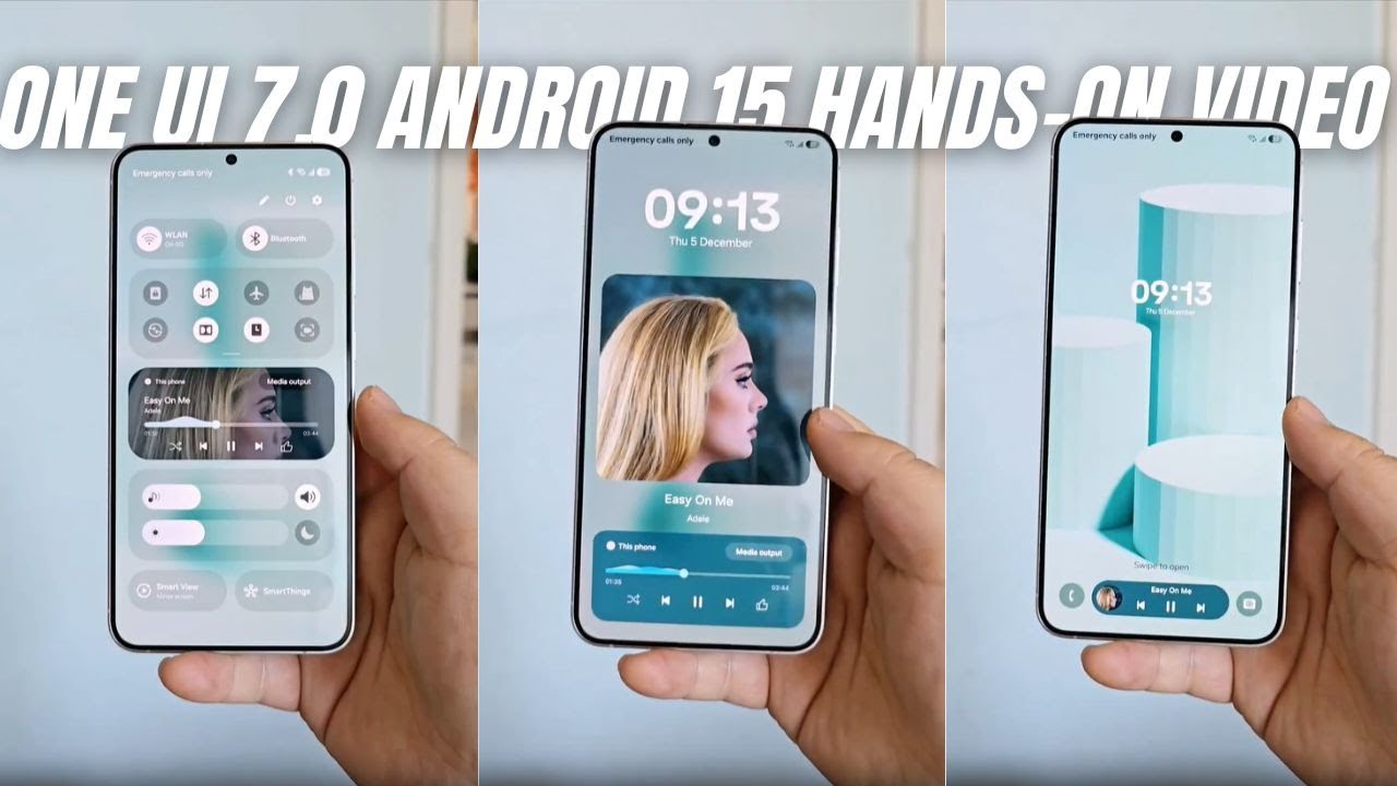 Samsung One Ui 7.0 Android 15 - OFFICIAL,HANDS-ON FIRST LOOK!!! - YouTube
