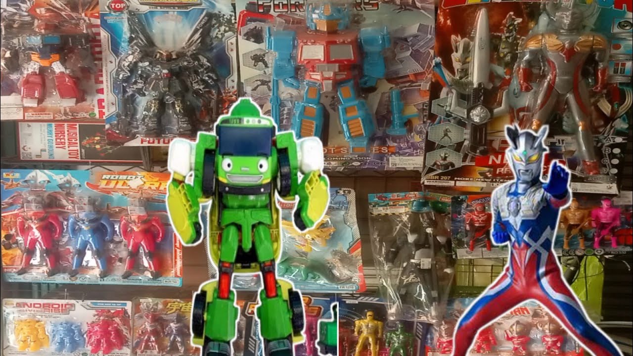 Mainan Robot Transformers, Robot Ultraman, Batman, Robot Power Rengers ...