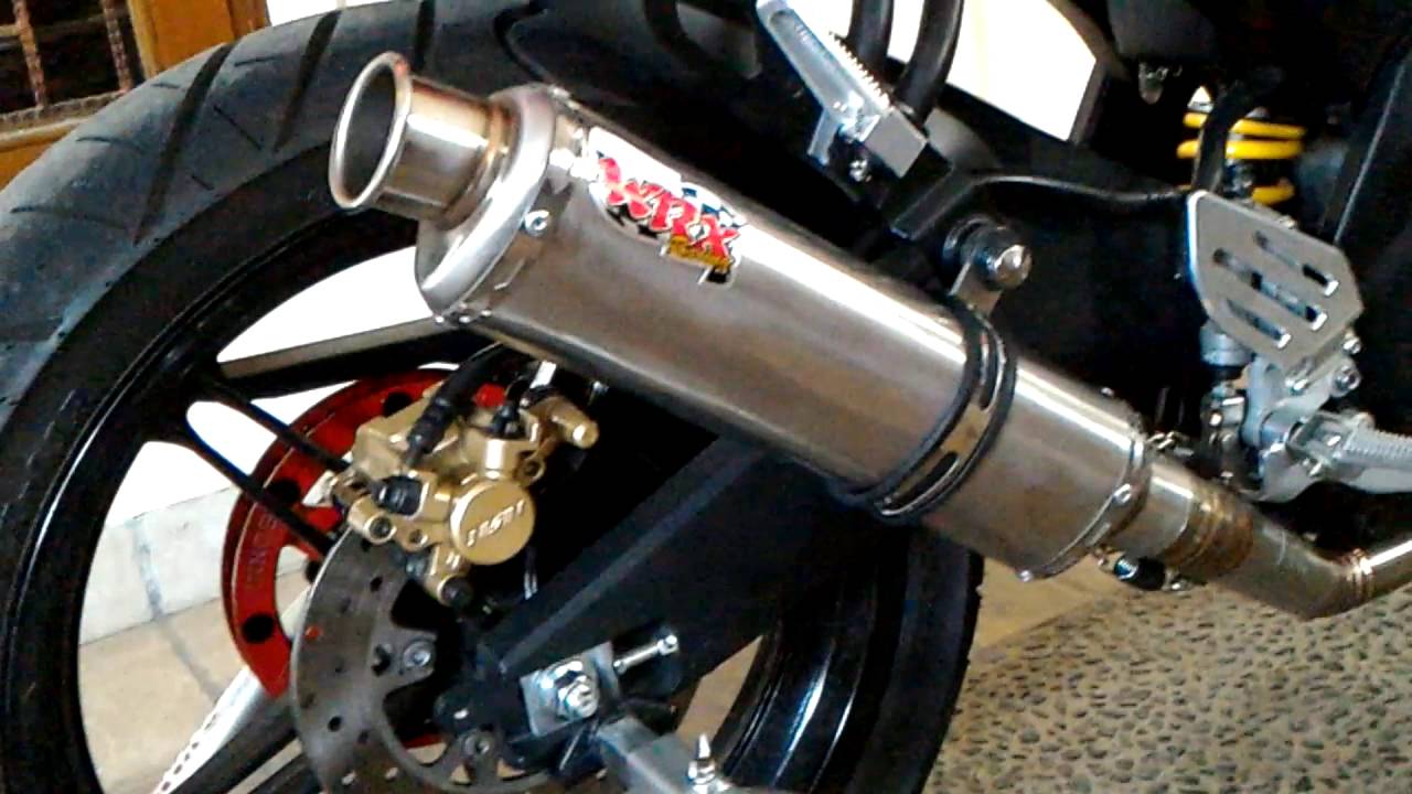Knalpot WRX Oval K3 Yamaha R15 - YouTube
