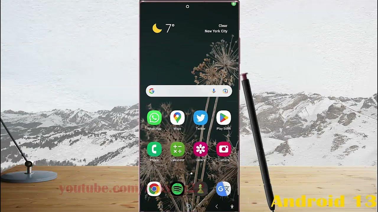 Samsung Galaxy S23 Ultra : How to Manually enable or disable dark mode ...