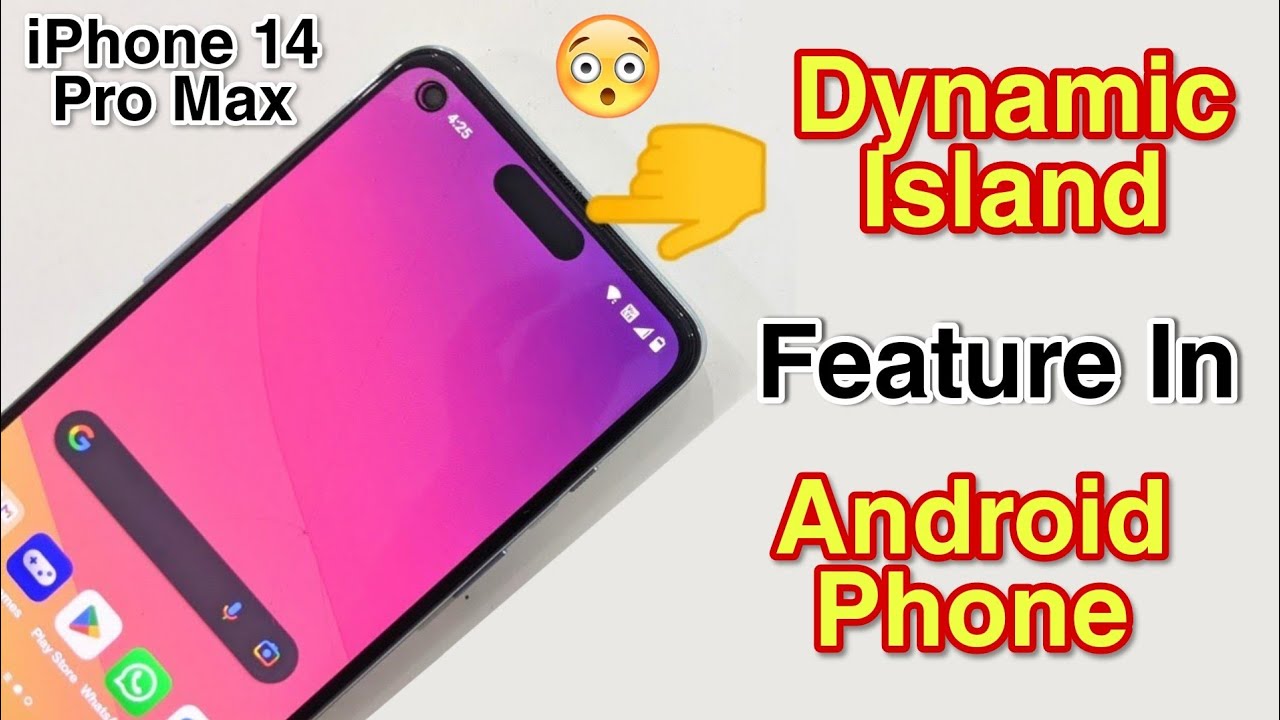 Dynamic Island On Android | iPhone 14 Pro Dynamic Island Feature On Android #Iphone # ...