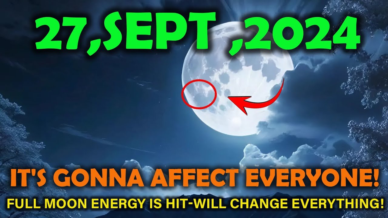 Before It Gets Deleted, WATCH THIS! The September 27, 2024 MOON Will ...