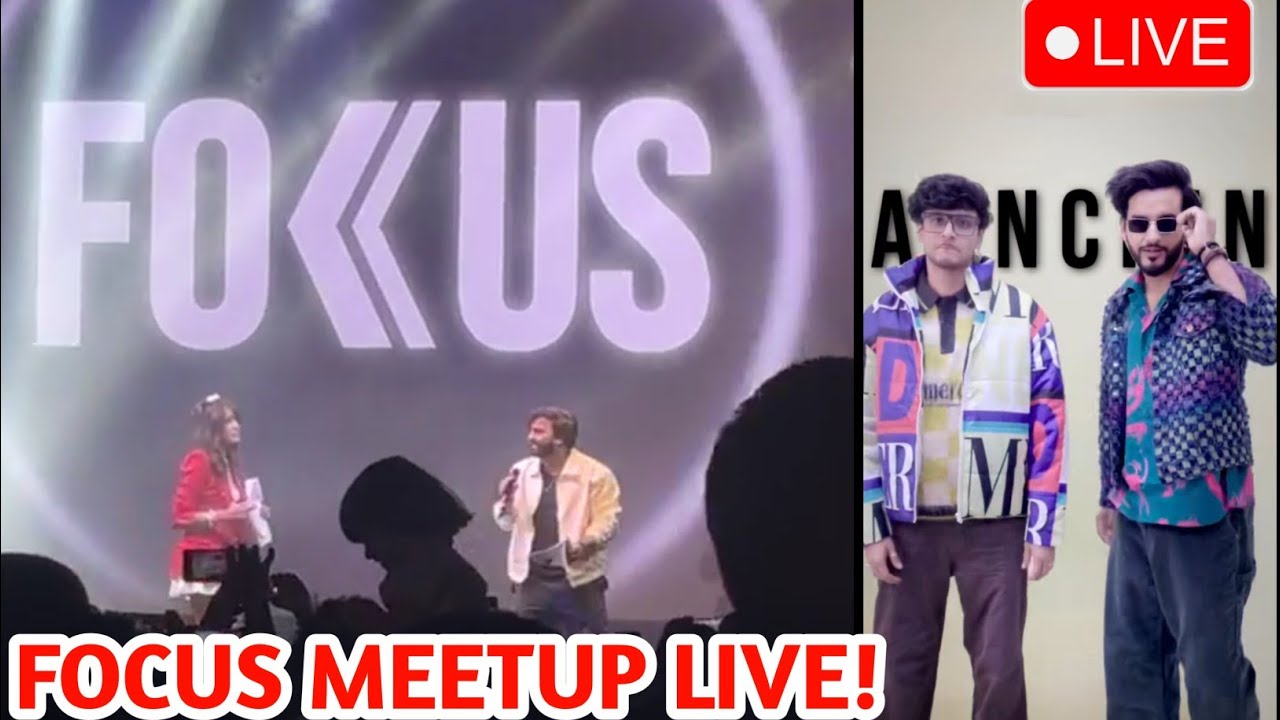 Fukra Insaan And Triggered Insaan Focus Meetup Live - YouTube