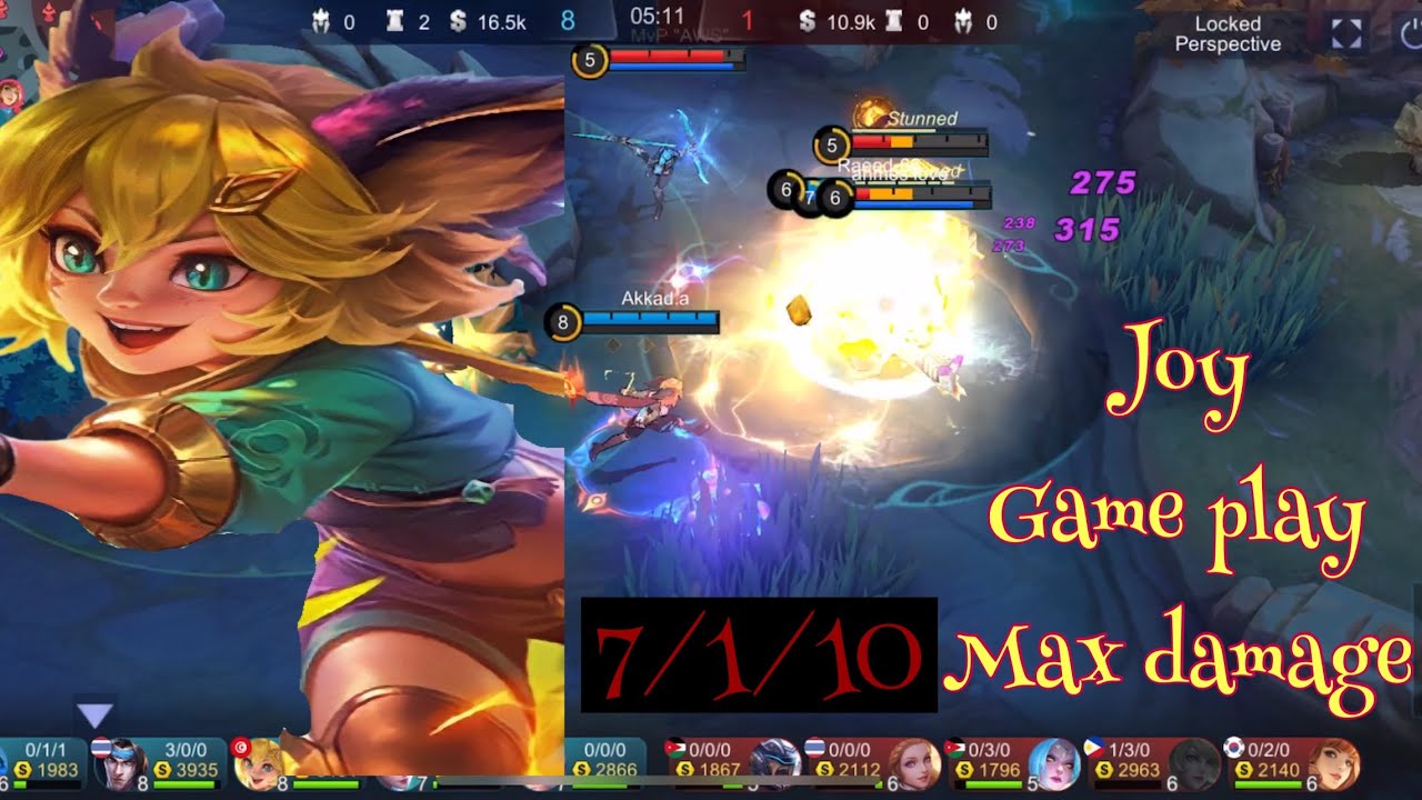 Joy gameplay max damage 🥵😵 - YouTube