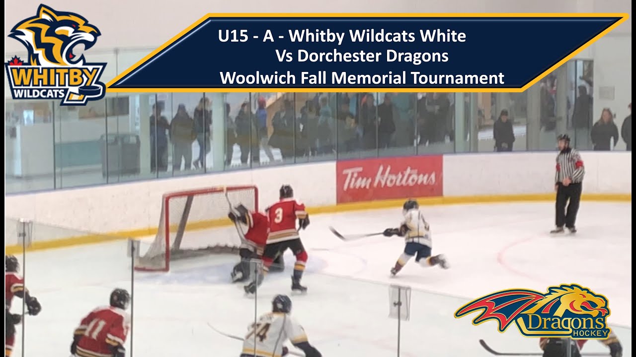 U15A - Whitby Wildcats White Vs Dorchester Dragons - Woolwich Fall ...