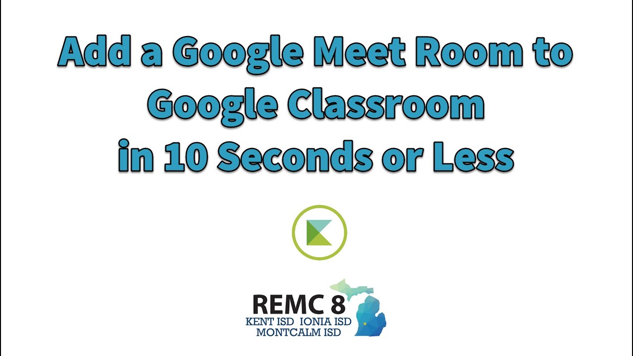 Add a Google Meet room to Google Classroom in 10 seconds or less. - YouTube
