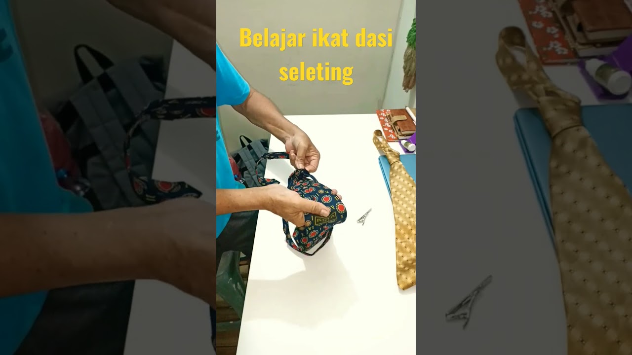 belajar ikat dasi seleting #shorts - YouTube
