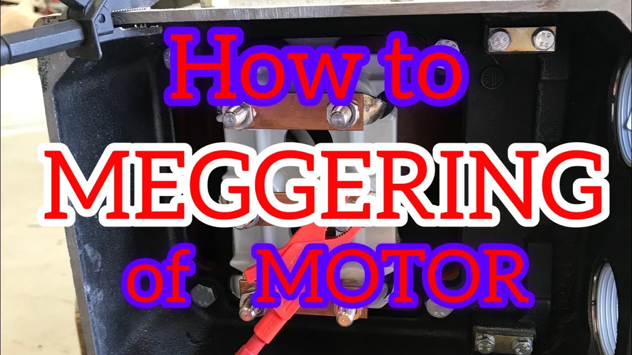 Meggering of motor || meggering of induction motor|| #automation # ...