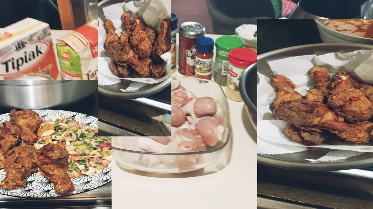 Drum-stick Fried Chicken 🐔 🐔 🍗🍗 and Salad 🥗 By Pablo Cooking Tv - YouTube