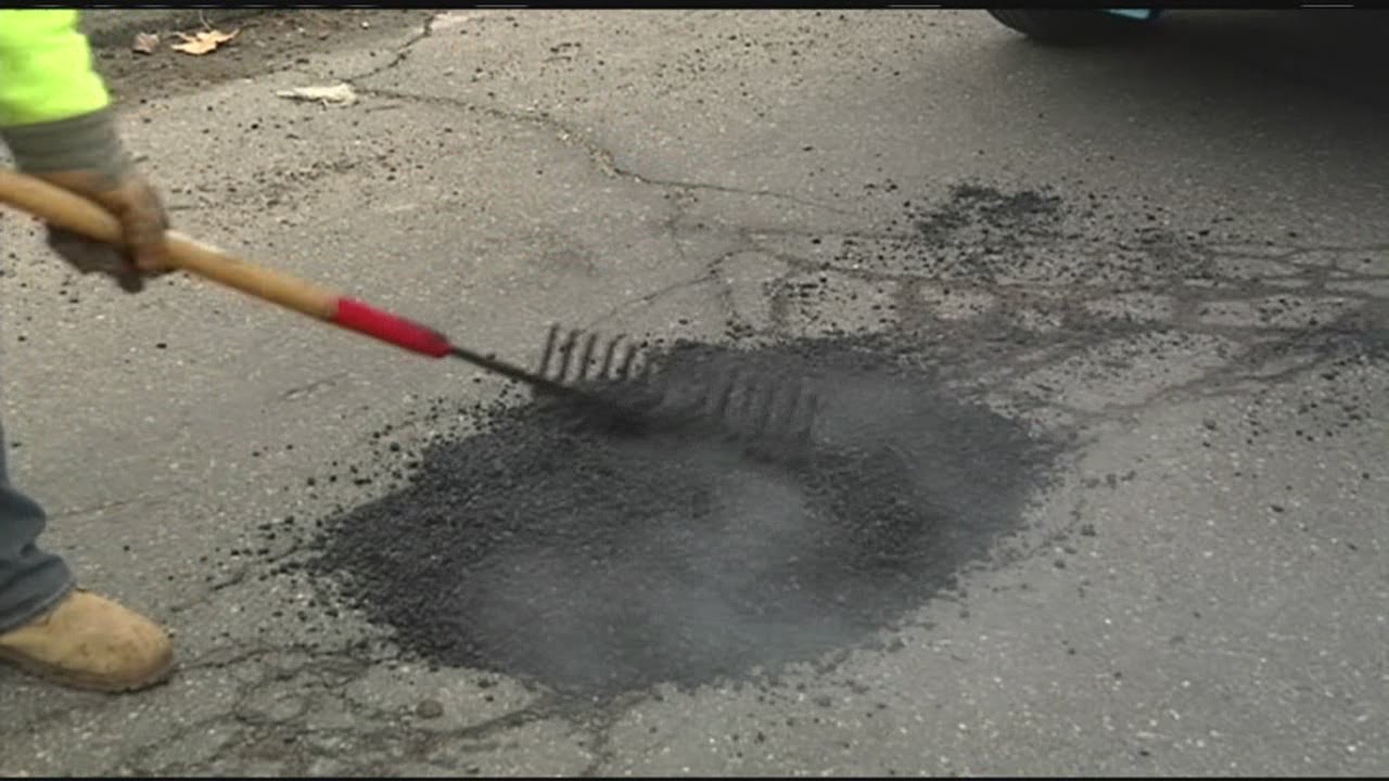 New permanent solution to potholes - YouTube