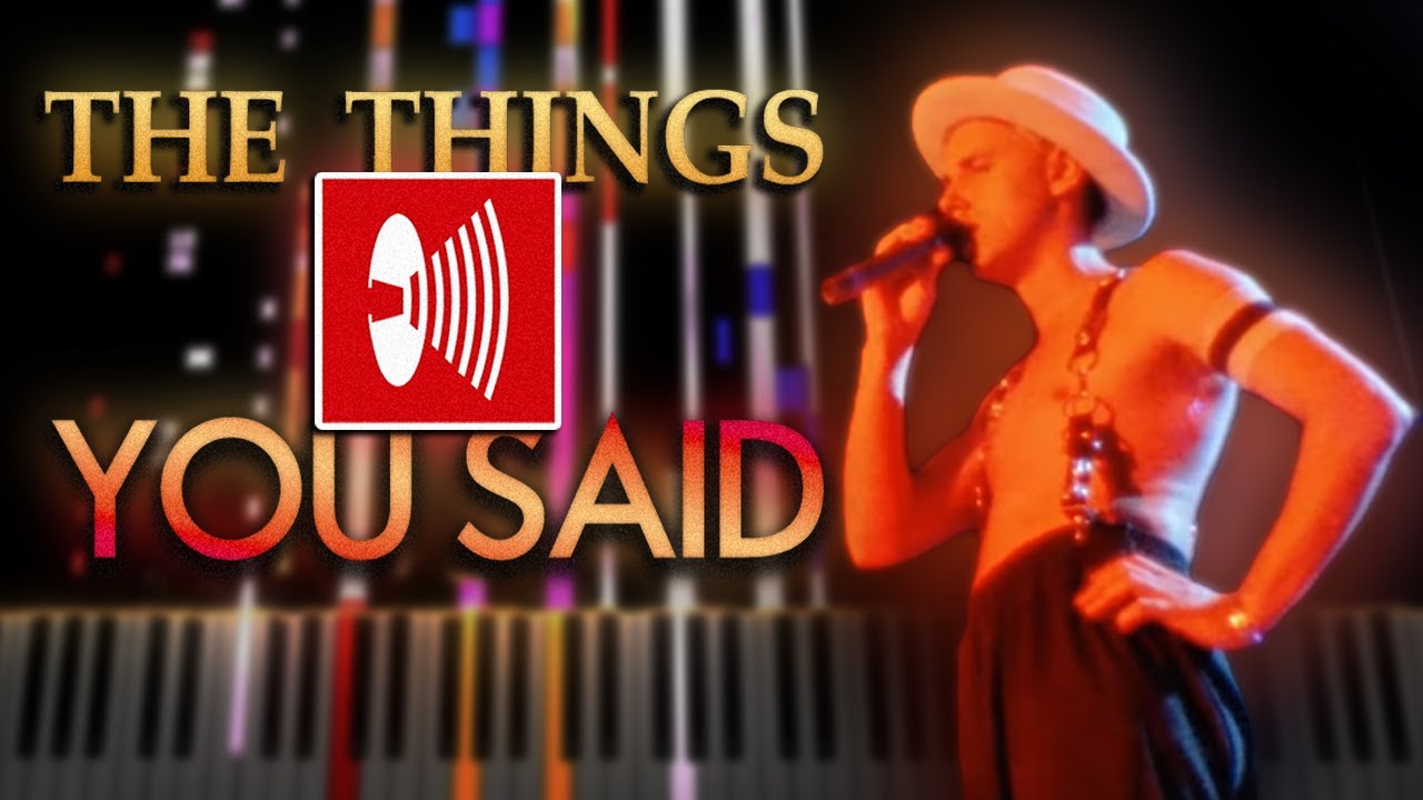 Depeche Mode - The Things You Said (MIDI Cover) - YouTube