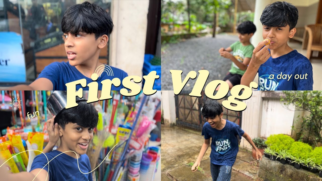 Our First Vlog | Ended up being the funniest video | Comedy | Vlog | Muhammedandheza - YouTube