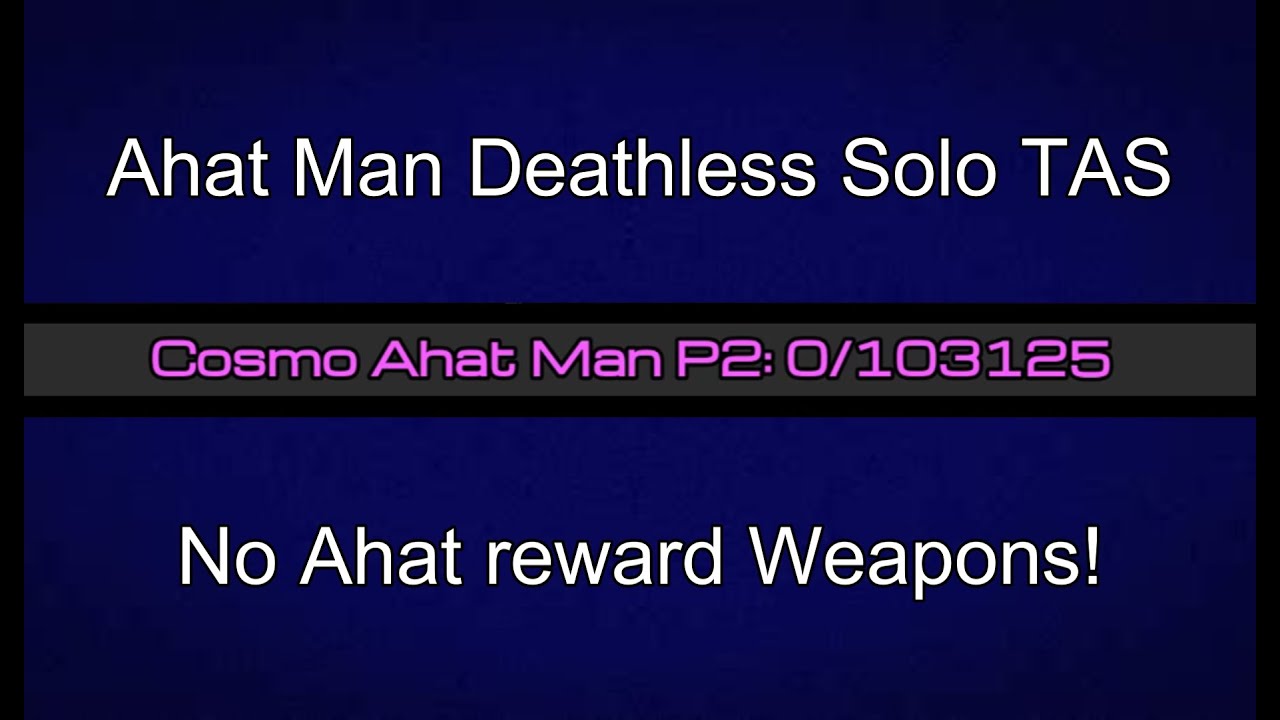 Ahat Man Deathless Solo TAS (NO AHAT REWARD WEAPONS) | SDBF(R) | Roblox - YouTube
