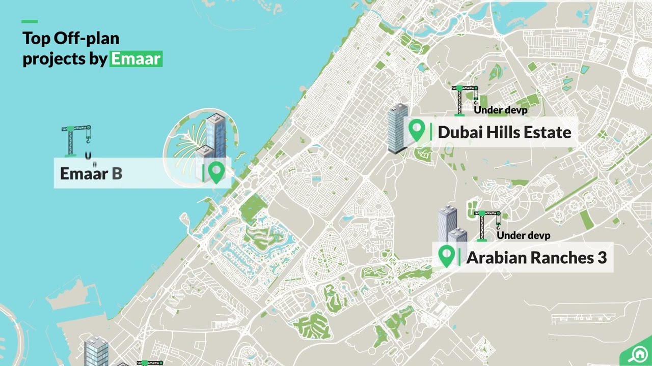 Top off plan projects in Dubai by Emaar - YouTube