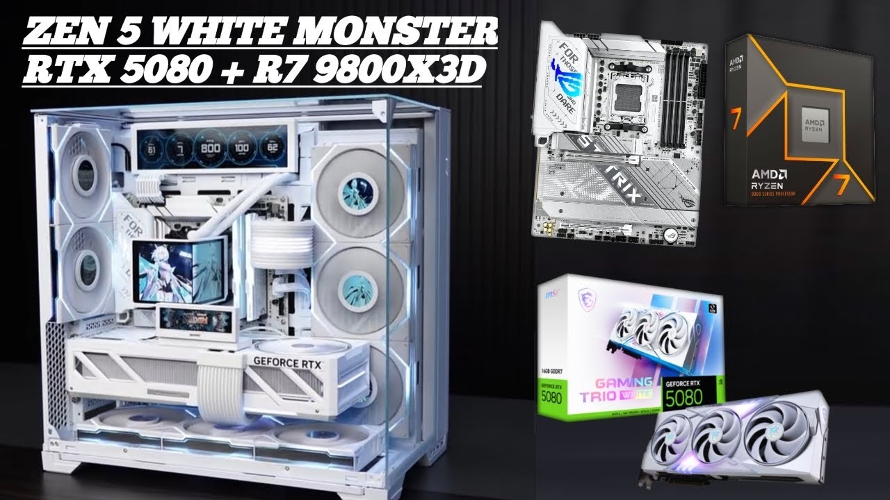Ultimate Whiteout PC Build 2025 – R7 9800X3D + RTX 5080 Vulcan W | Zen ...