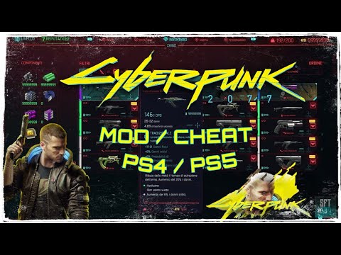 CYBERPUNK 2077 MOD CHEAT PS4 / PS5 , TUTTO AL MASSIMO , SOLDI E ...