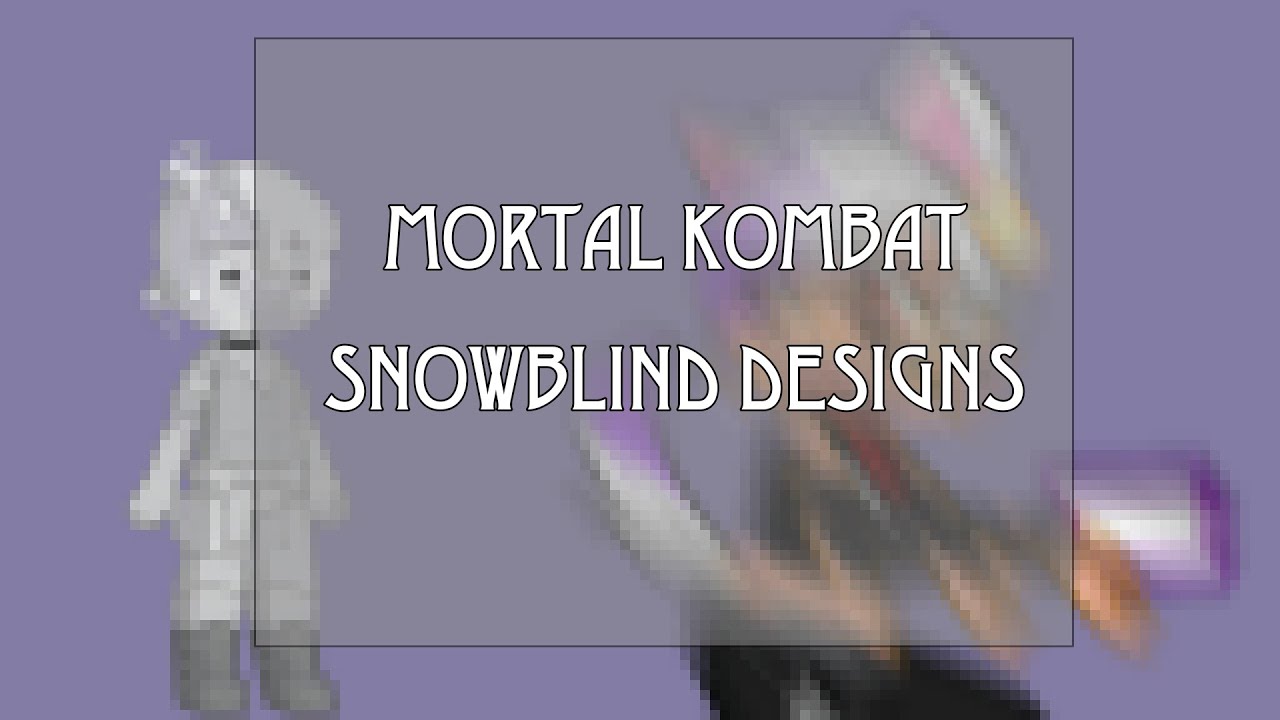 THE VOICES | Anyways, my Mortal Kombat SnowBlind designs @Taven_ :3 ...