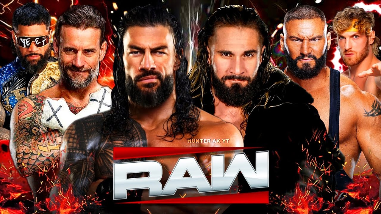 Team Roman Reigns vs Team Seth Rollins WWE Raw Netflix Tag Team - FULL ...