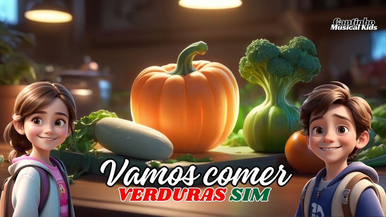 Vamos comer verduras sim - Músicas infantis e vídeos divertidos para ...