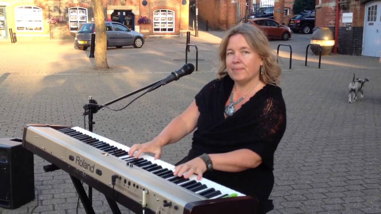 Julie Lewis sings and plays Secret Love in Hope Square - YouTube