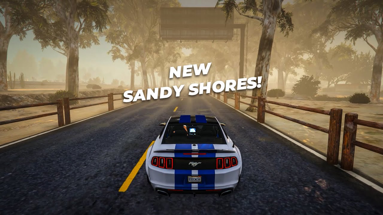 GTA V NEW Sandy Shores Remastered 2021 Update | Realistic Scenery | GTA ...
