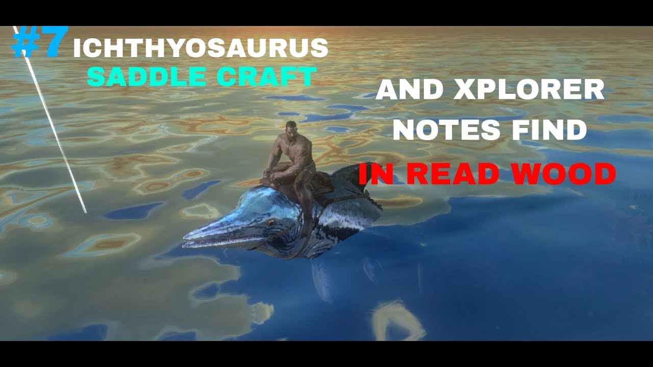 ark mobile ichthyosaurus ke saddle kaise craft kare how to make a ichthyosaurus saddle #7 - YouTube