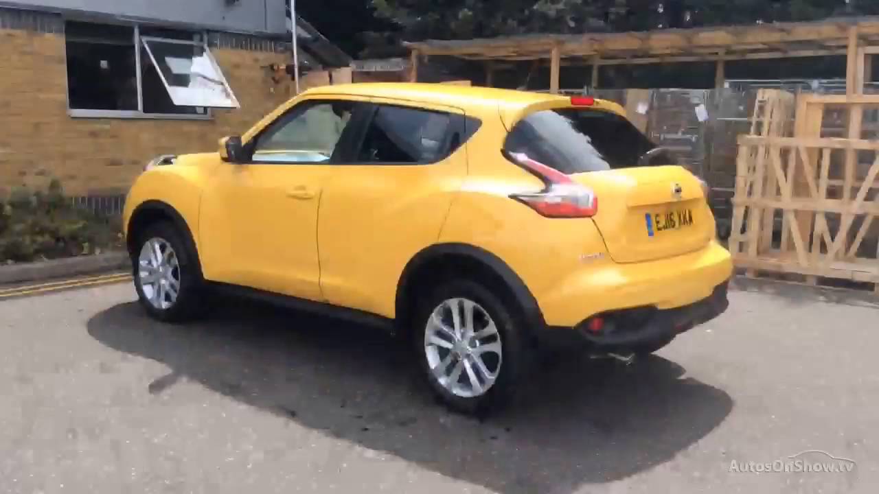 NISSAN JUKE N-CONNECTA DCI YELLOW 2016 - YouTube