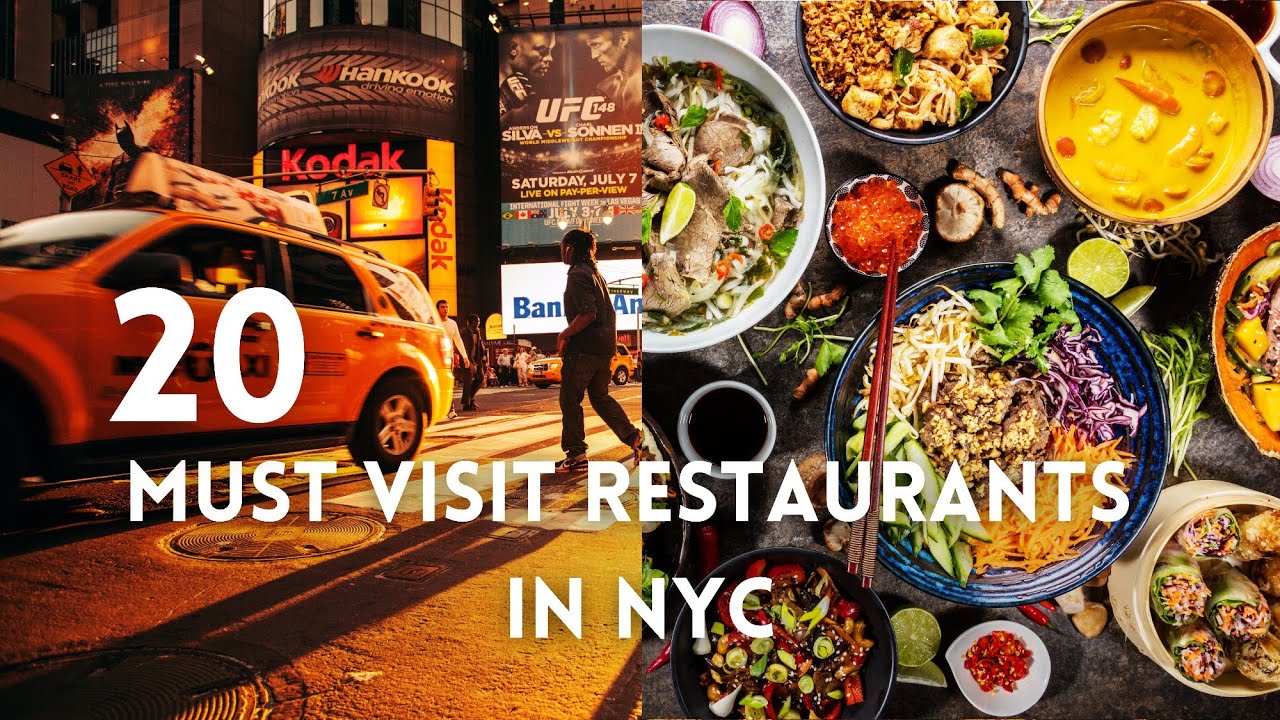 20 Must-Visit Restaurants IN New York City | The Ultimate Travel Guide ...