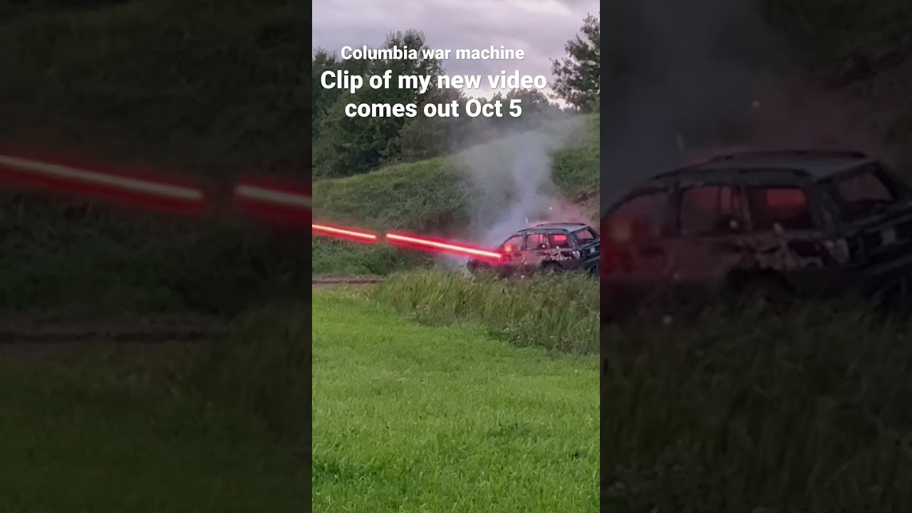 M-134 mini gun with tracers vs car Clip of video coming out oct 5th ...