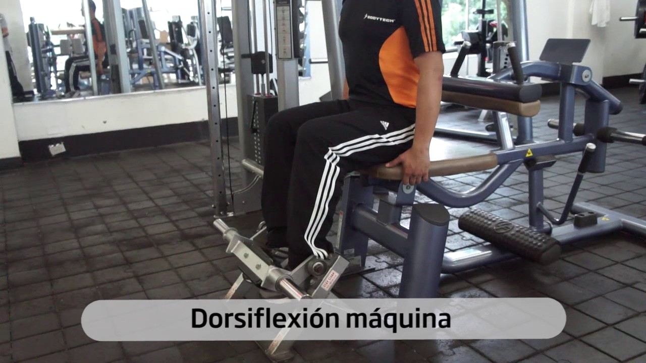 133 Dorsiflexión máquina - YouTube