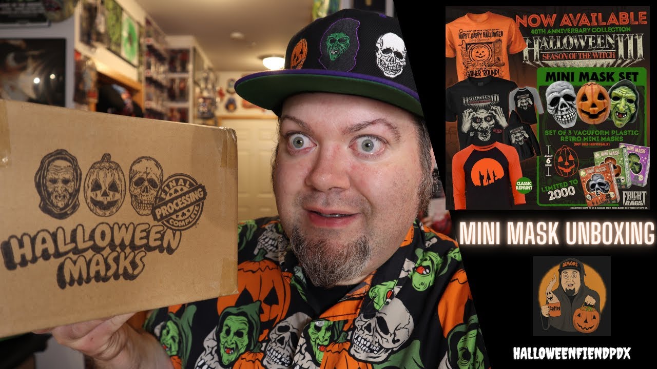 Fright Rags Exclusive - Halloween III Mini Mask Set - YouTube