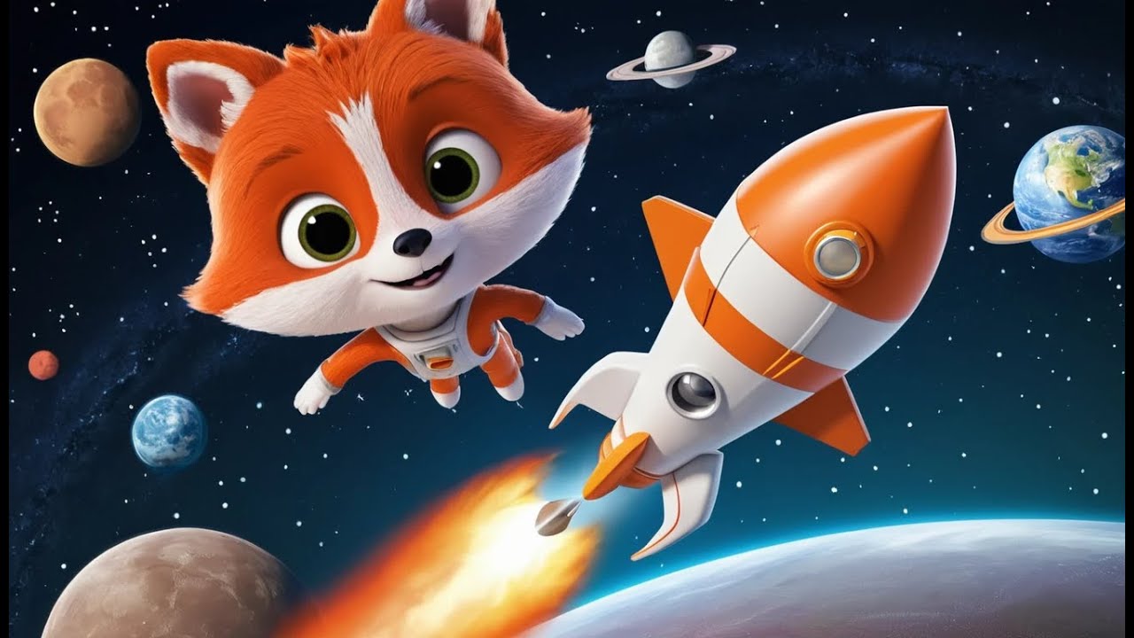 Fox Fixes a Rocket – 3D Animated Nursery Rhyme for Kids | Fun Baby Song ...