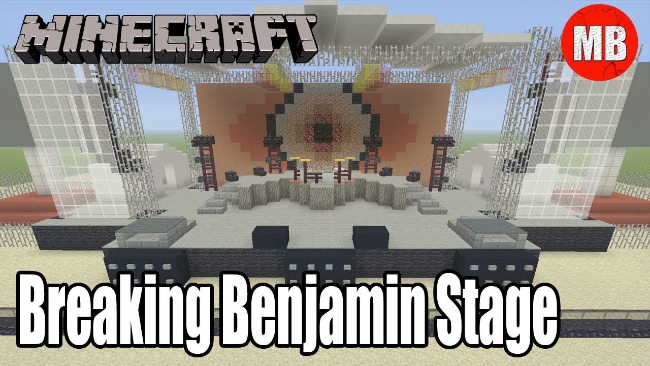 Minecraft Breaking Benjamin Concert Stage! - YouTube