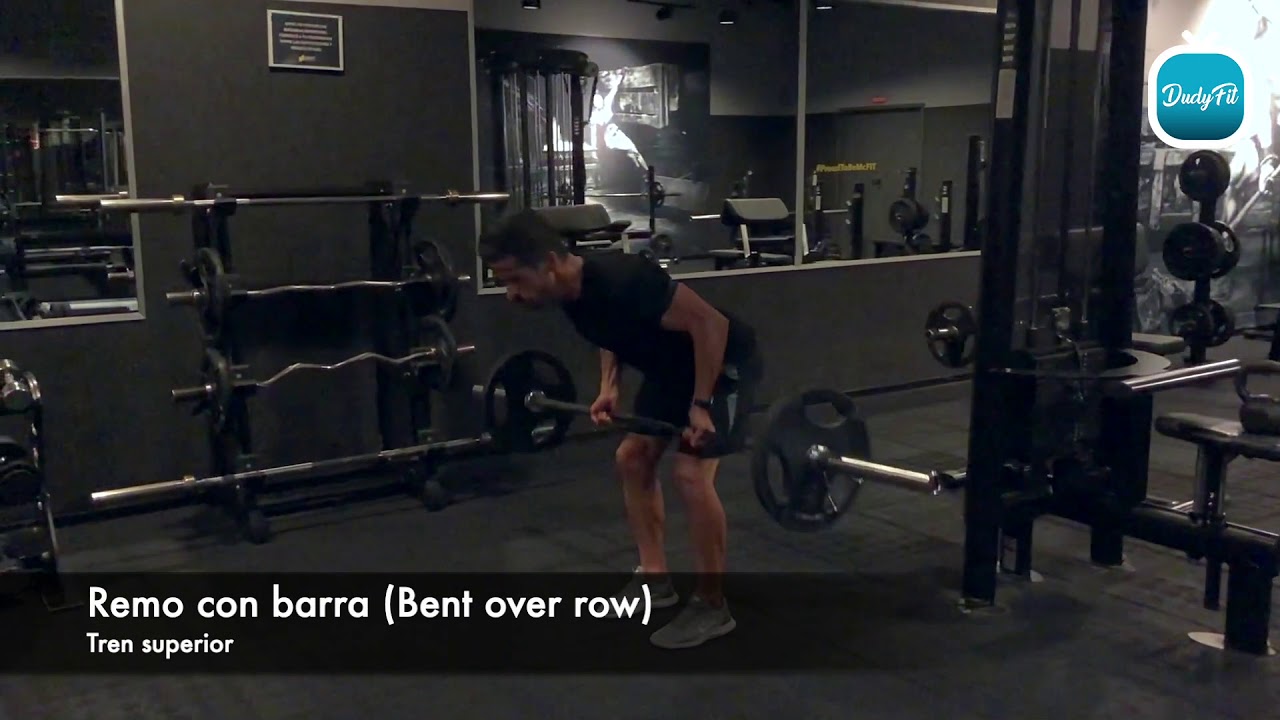 Remo con barra - YouTube