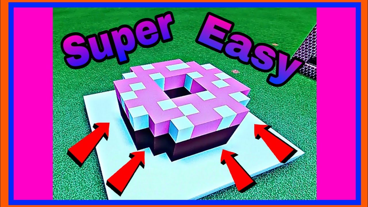 *NEW*HOW TO BUILD A DOUGHNUT IN MINECRAFT* - YouTube
