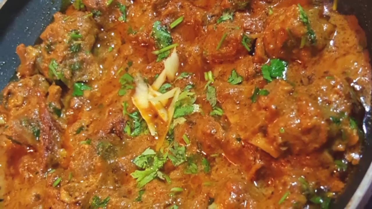 MUTTON KADAI - Restaurant Style Peshawari Mutton karahi - YouTube