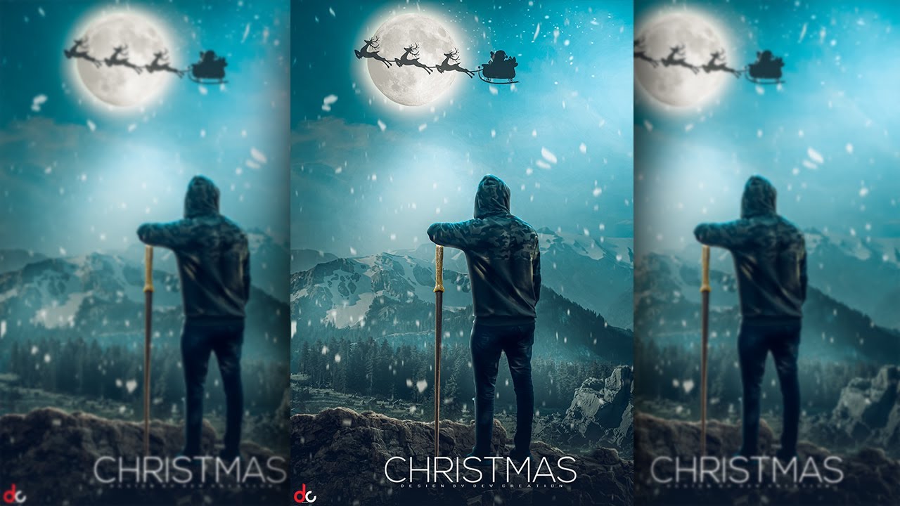 How to Make CHRISTMAS | PHOTOSHOP MANIPULATION TUTORIAL | Dev Creation ...