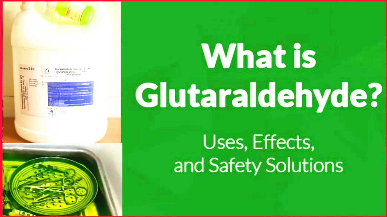 how to use glutaraldehyde solution - YouTube